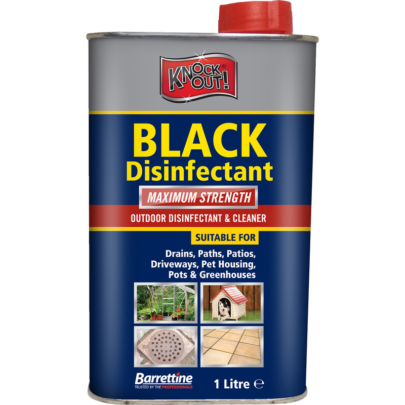 Black Disinfectant – Outdoor Maximum Strength 1L – The DIY Zone