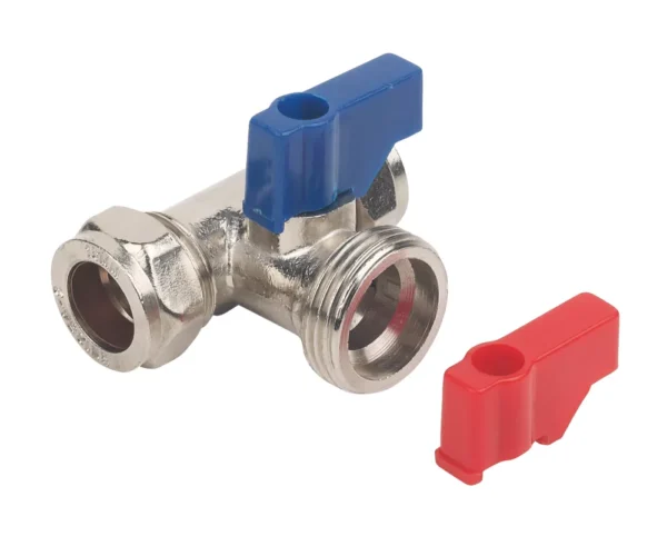 Tee Washing Machine Valve – Compression – The DIY Zone